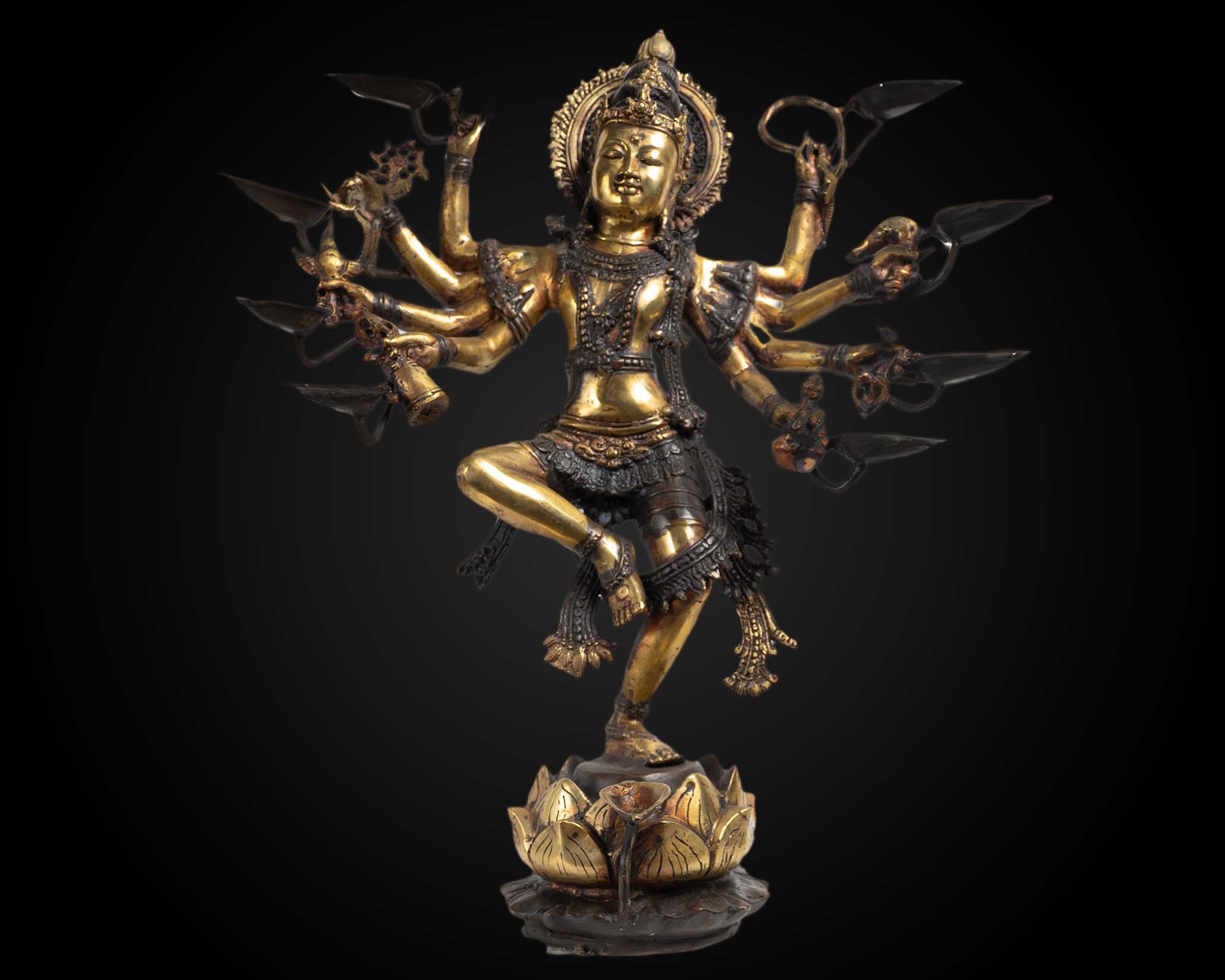 LIMITED ITEM 8 Armed of Lord Krishna Statue 18 Inch - Etsy