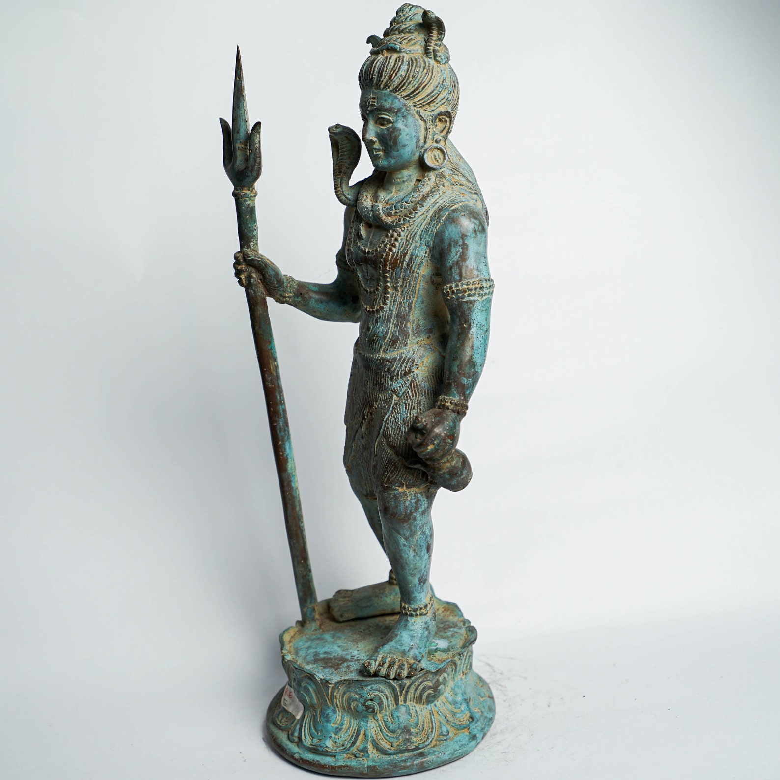 Siwa Statue 14 Inch / 35 Cm Shiva Statue Hindu God Bronze | Etsy