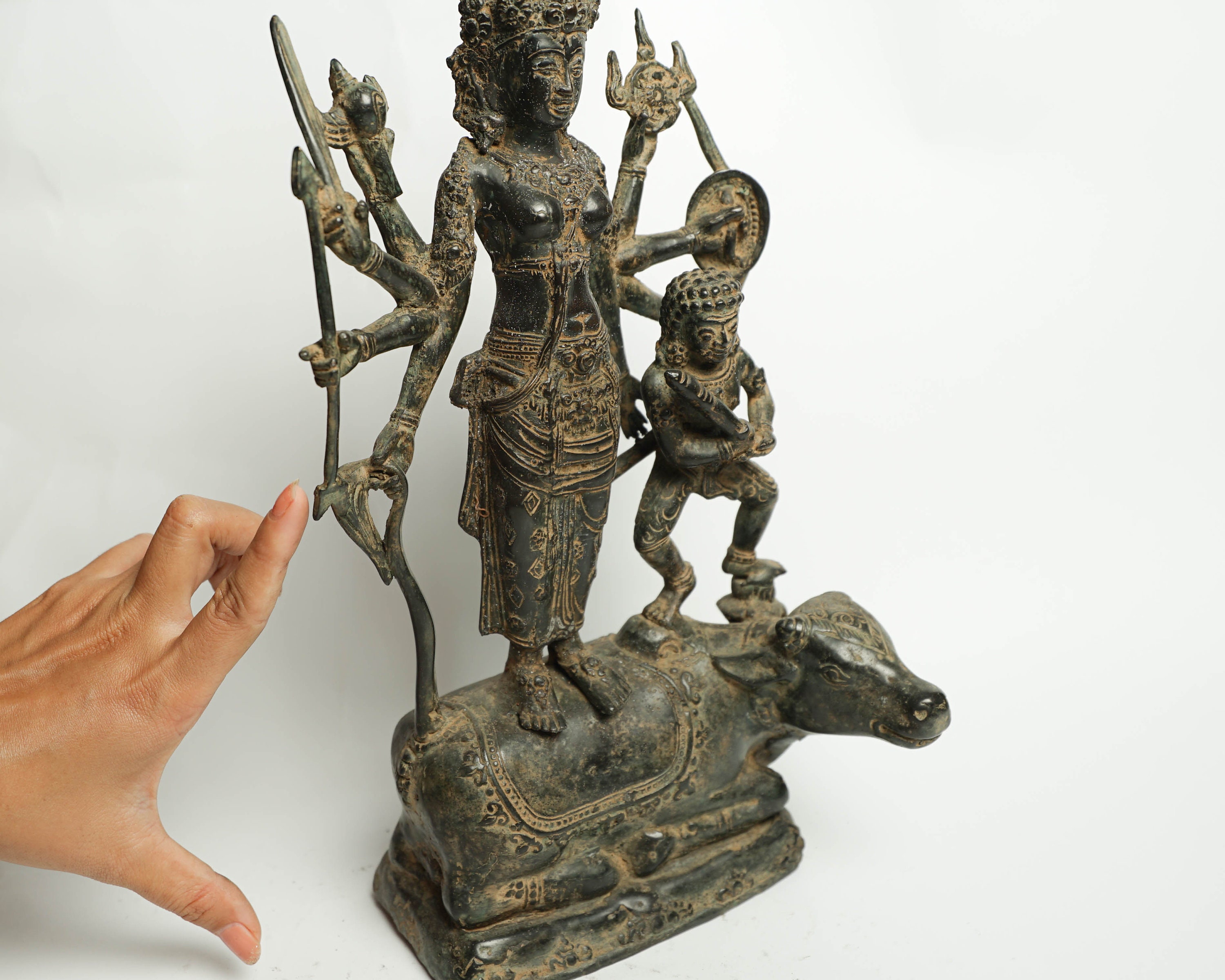 Lord Mahakali 185 Inch / 46 Cm Hindu God Kali Statue - Etsy
