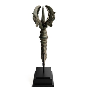 Vajra Dorje Thunderbolt Bronze Brass Statue 18 Inch / 45 Cm , Bajra ...