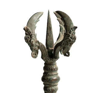 Vajra Dorje Thunderbolt Bronze Brass Statue 18 Inch / 45 Cm , Bajra ...
