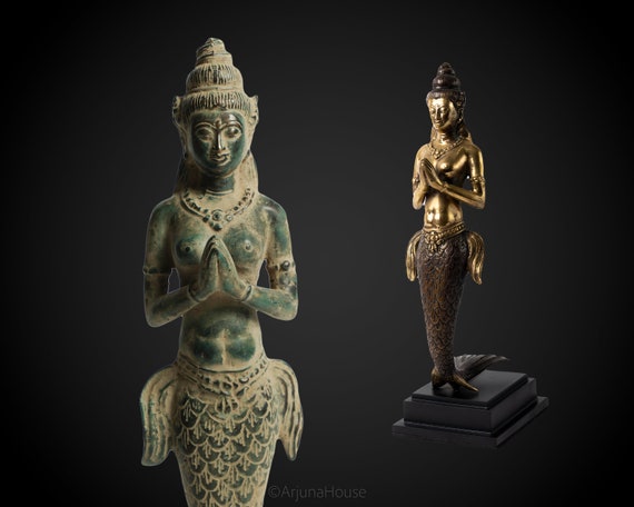 Suvannamaccha 10.8 Inch / 27 Cm Balinese Mermaid Figurine | Etsy