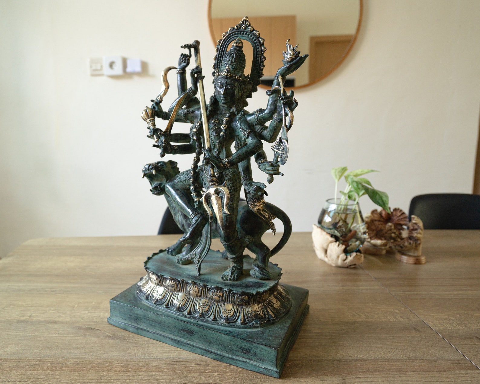 Mahakali Statue 19 Inch / 48 Cm Durga Statue Durga - Etsy