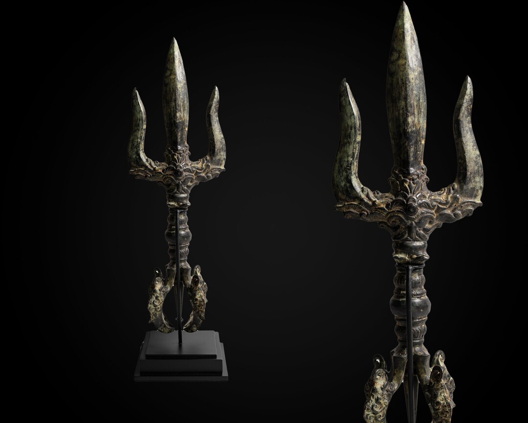 Shiva's Trishul 25 Inch / 63 Cm, Temple Decor, Indian Homeware, God ...