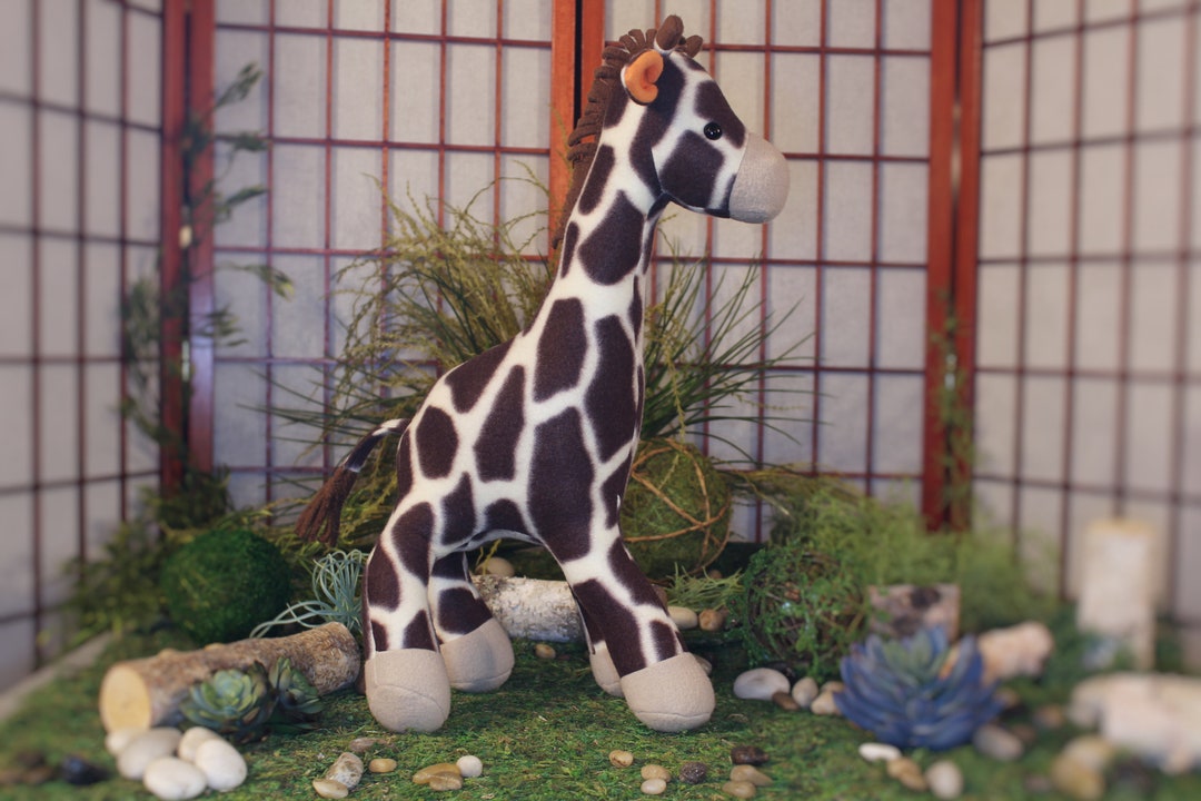 Plush Fleece Giraffe enyi Stuffed Animal - Etsy
