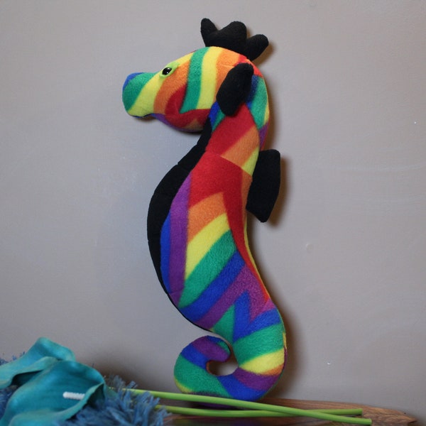 Stuffed Plush Seahorse - Etsy
