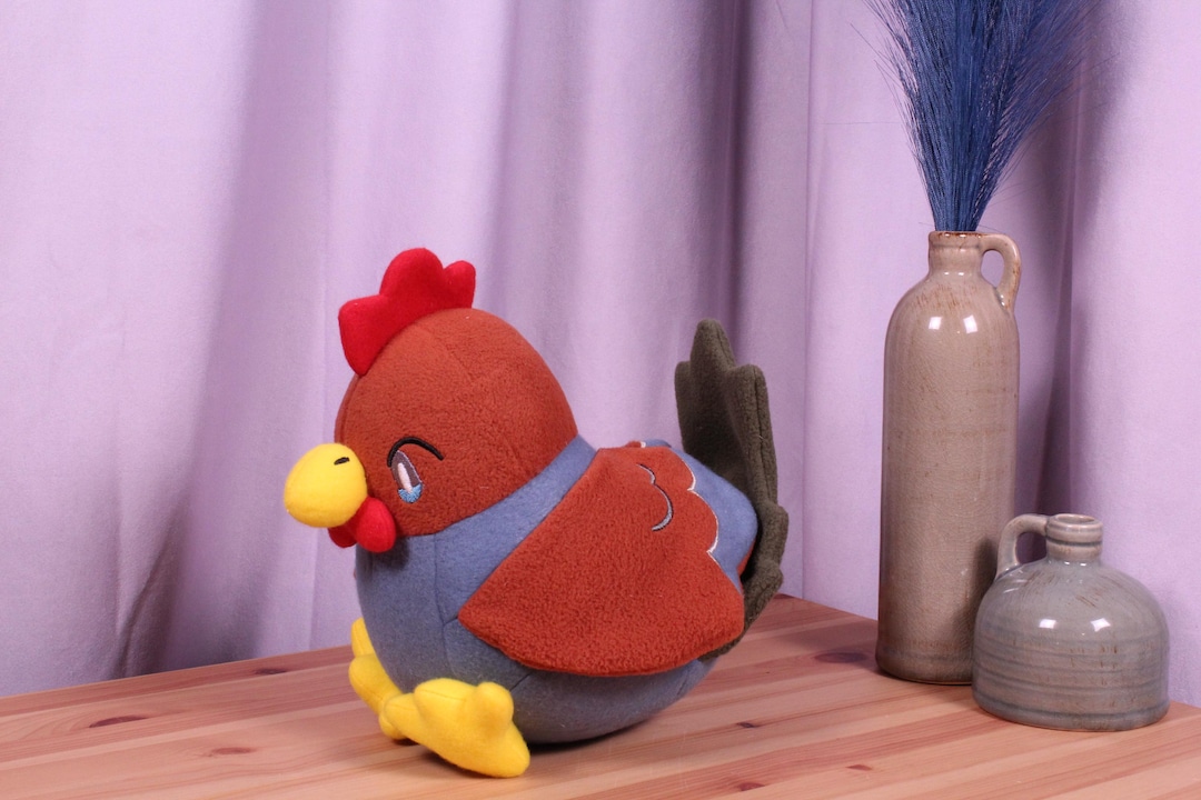 Plush Fleece Rooster Stuffed Animal | Chicken | Farm Animal | Barnyard ...