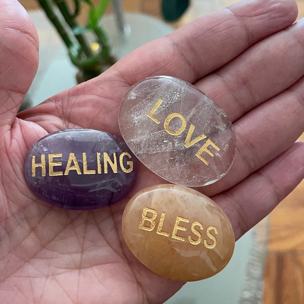 Affirmation Stones - Etsy