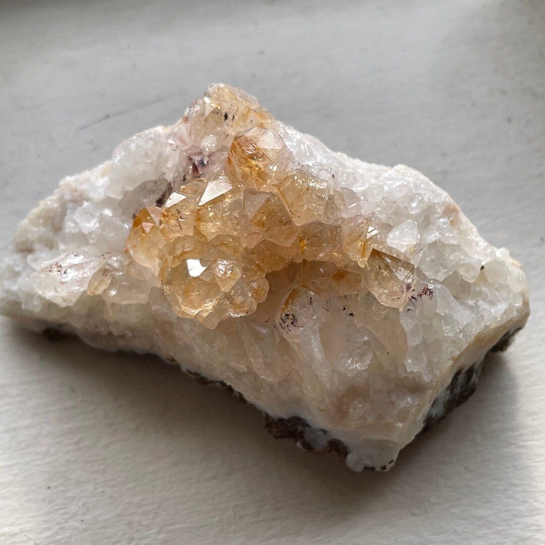 Citrine Cluster With Garden Inclusions/citrine/energy Crystal/healing ...