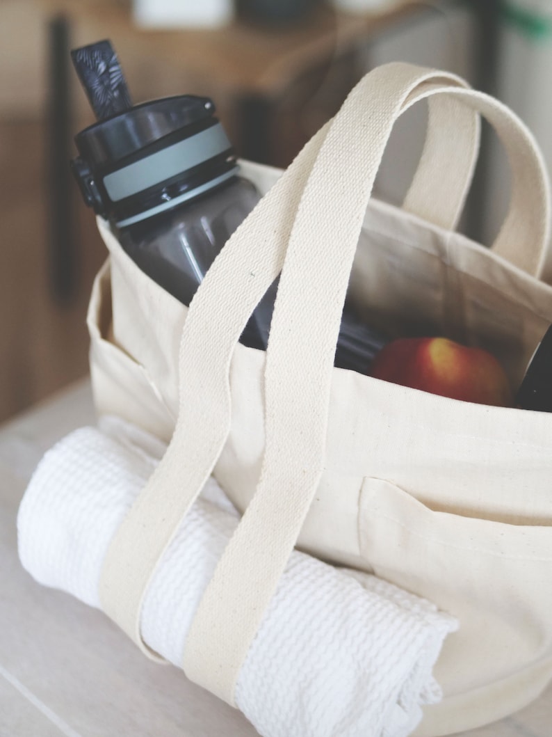 Caddy Tote Bucket Bag Canvas Bag Sewing Pattern - Etsy