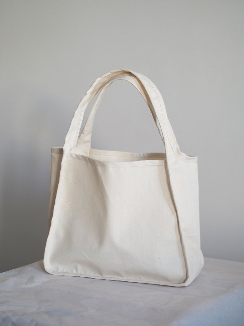 Canvas Binding Tote Canvas Bag Shopping Bag Sewing - Etsy