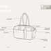 Utility Bag Canvas Tote Sewing Pattern Bag PDF Pattern ONE SIZE - Etsy
