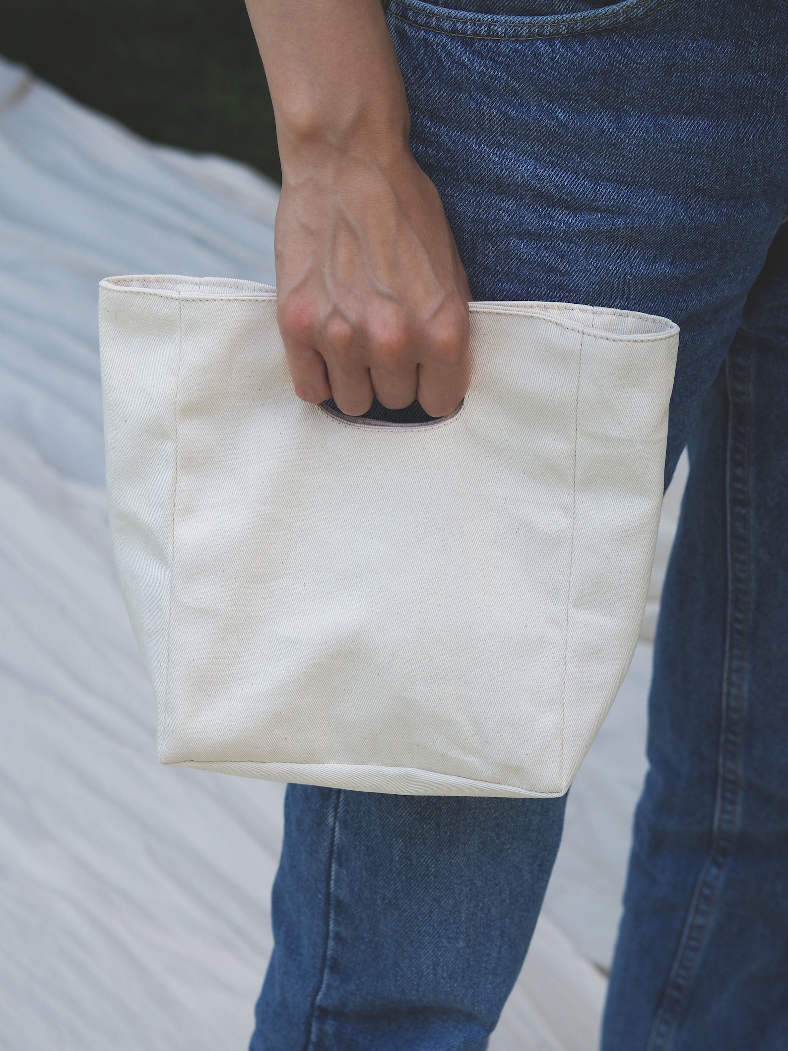 Simple Lunch Bag Tote Bag 2 SIZES PDF Pattern - Etsy