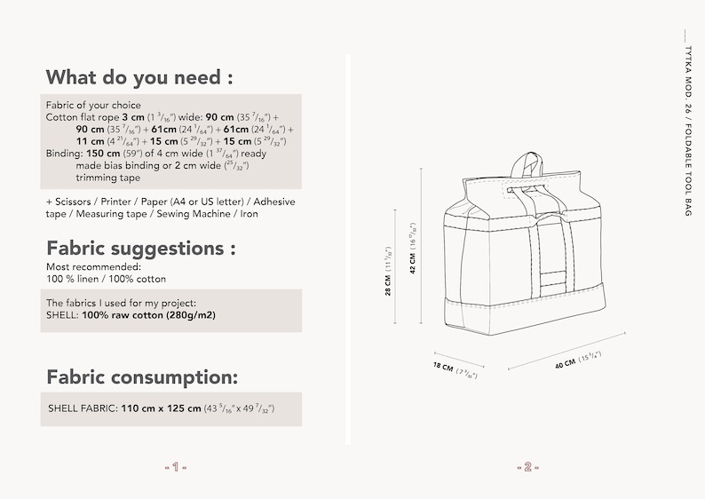 Foldable Tool Bag - Etsy