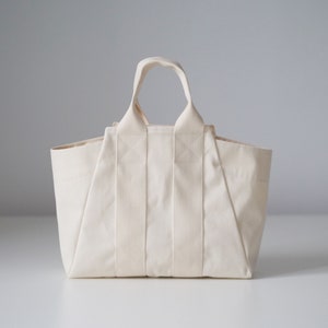 Triangular Wide Bag | PDF Sewing Pattern | Canvas Tote Pattern ...