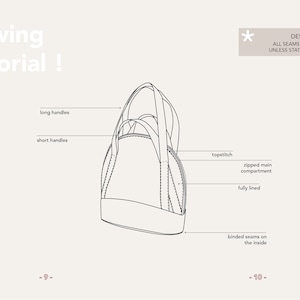 Seashell Bag Sewing Pattern PDF Sewing Pattern Canvas Tote Pattern ...