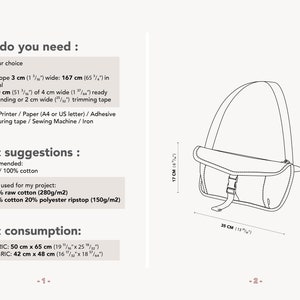 Simple Sling Bag | Sewing Pattern | Bag PDF Pattern | One Size - Etsy