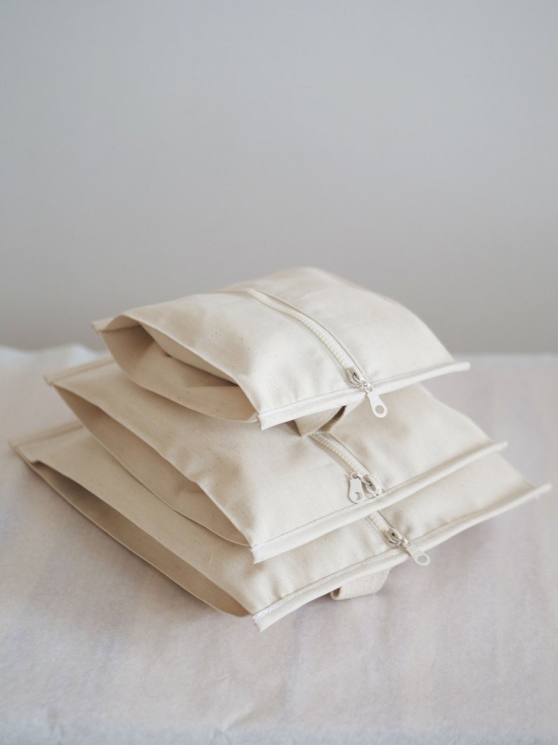 Folded Zip Pouch Canvas Bag Sewing Pattern Tote PDF - Etsy