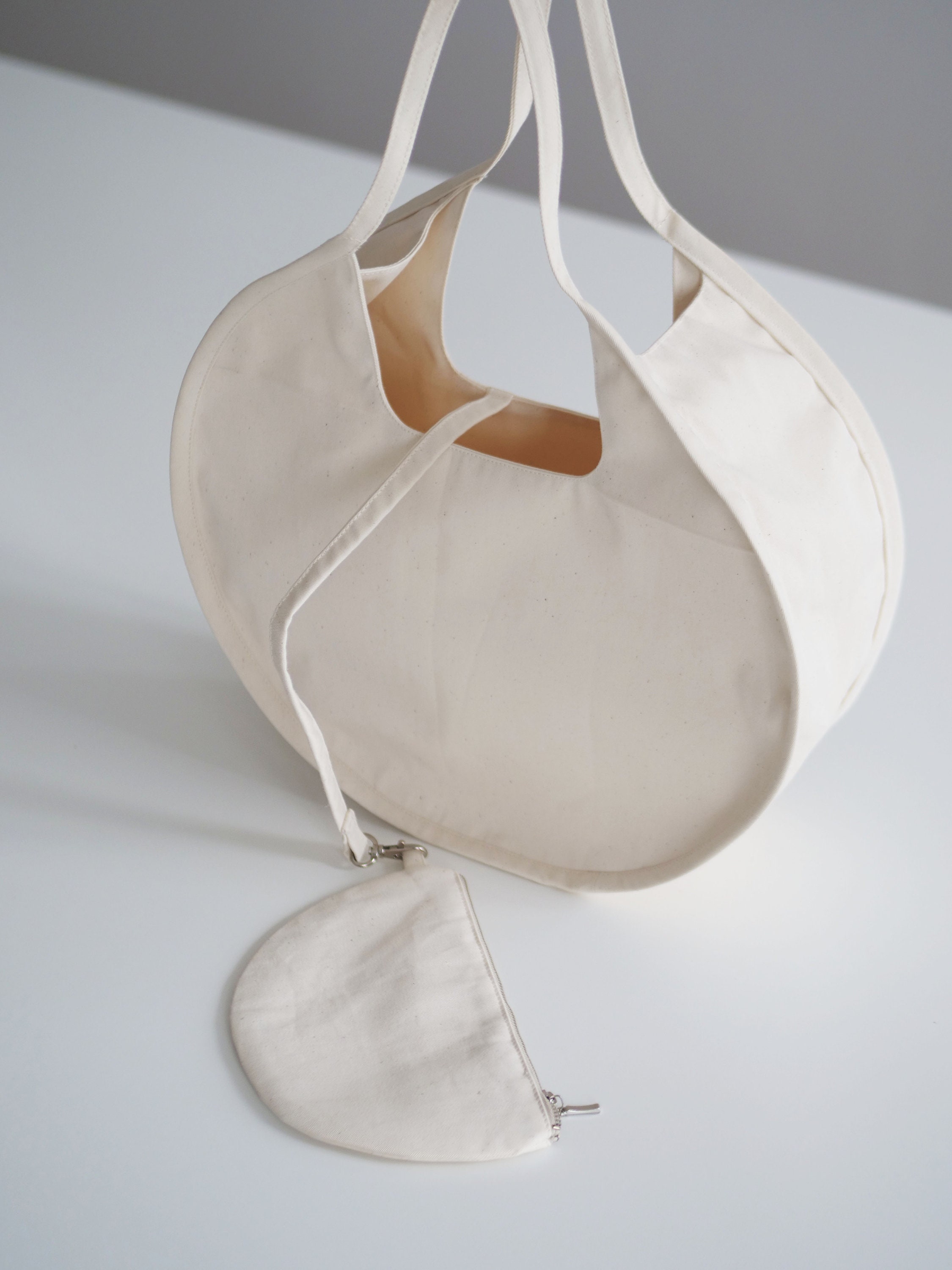 Round Bag With a Pouch Sewing Pattern One Size - Etsy UK