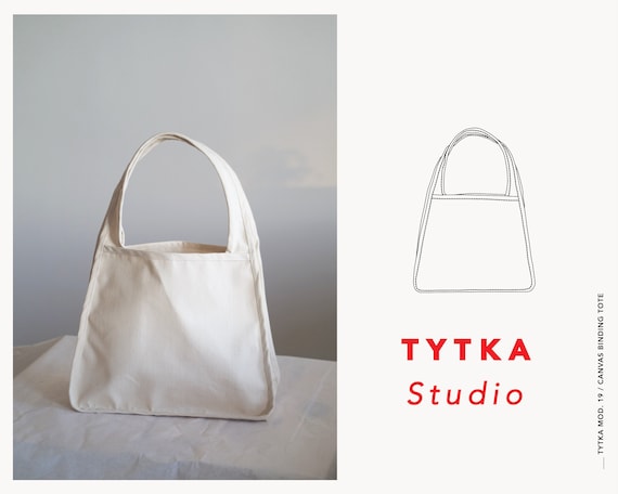 Canvas Binding Tote Canvas Bag Shopping Bag Sewing - Etsy