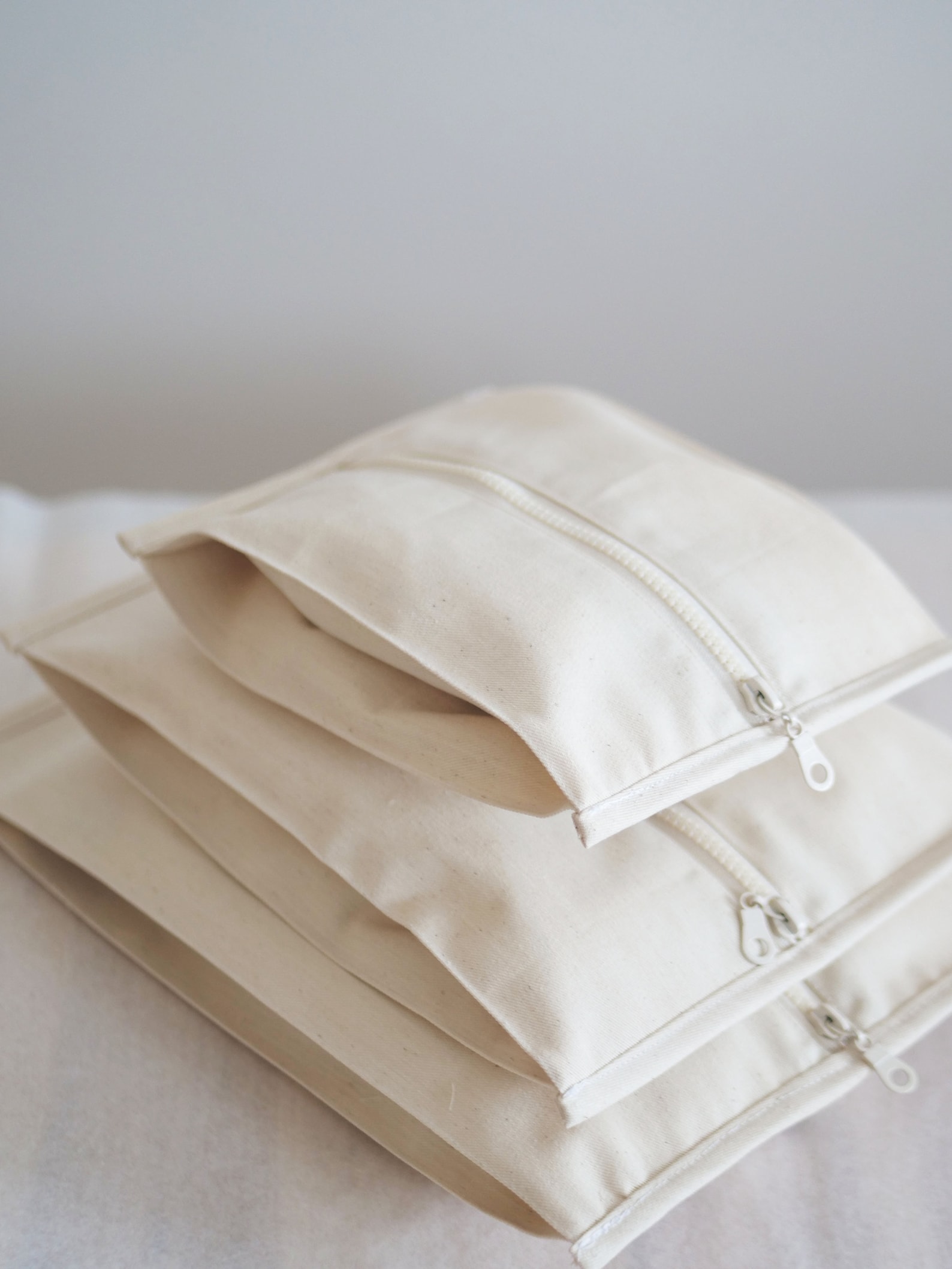 Folded Zip Pouch Canvas Bag Sewing Pattern Tote PDF - Etsy