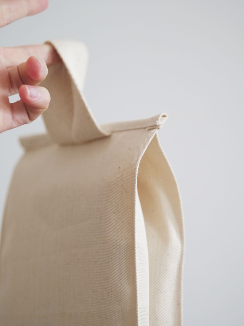 Folded Zip Pouch Canvas Bag Sewing Pattern Tote PDF - Etsy