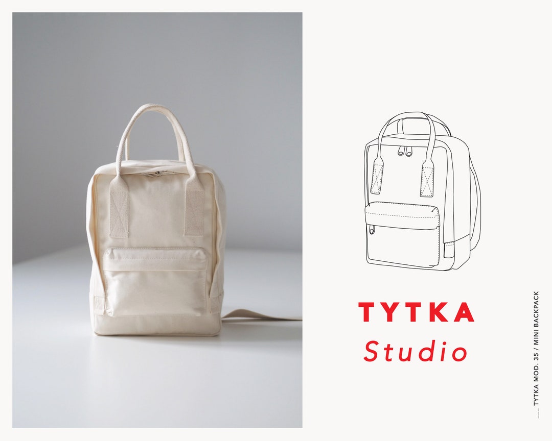 Mini Backpack | Canvas Bag | Sewing Pattern | Bag PDF Pattern | One ...