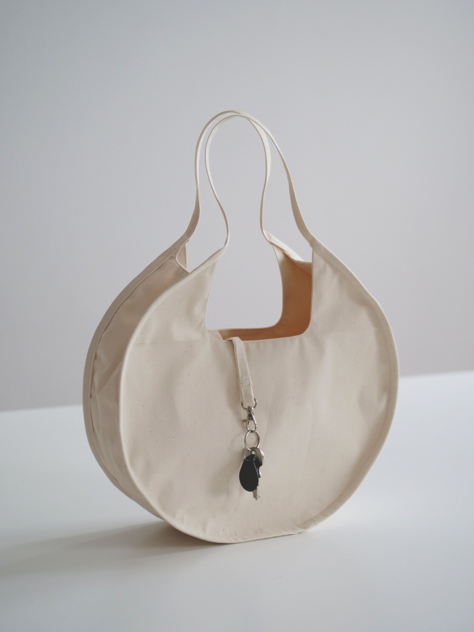 Round Bag With a Pouch Sewing Pattern One Size - Etsy