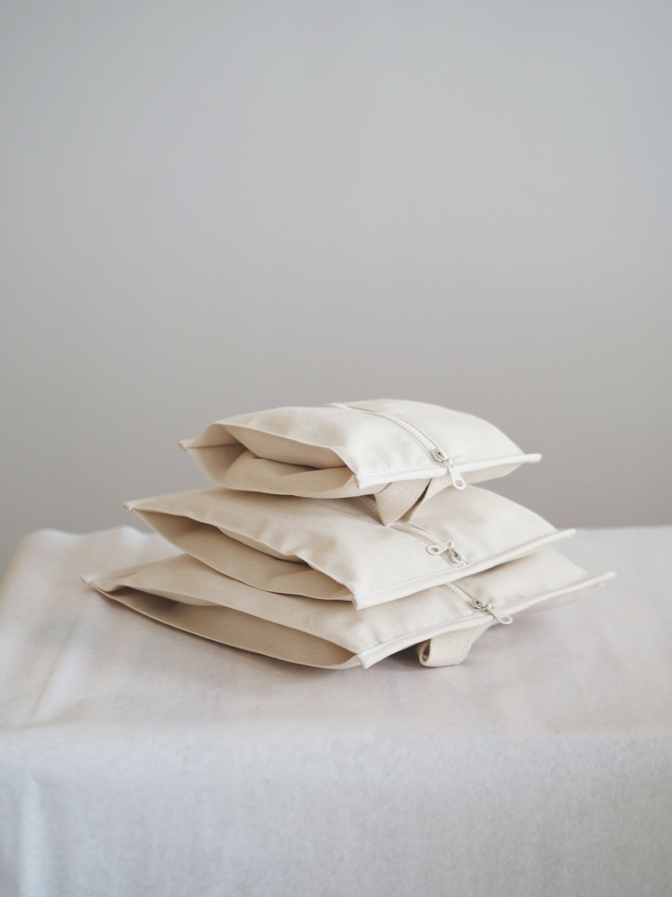 Folded Zip Pouch Canvas Bag Sewing Pattern Tote PDF - Etsy