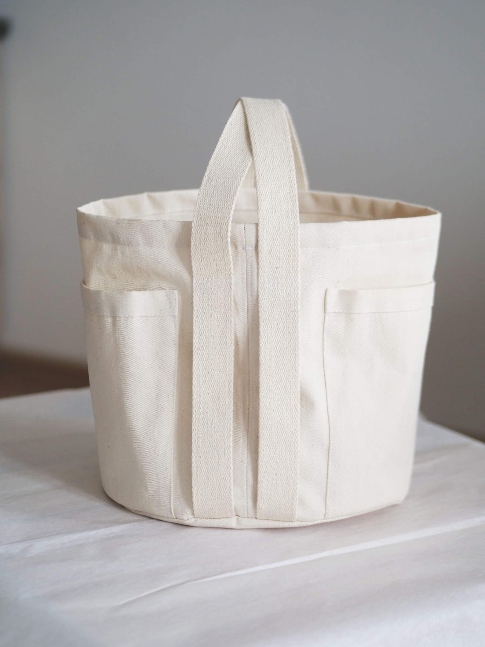 Caddy Tote Bucket Bag Canvas Bag Sewing Pattern - Etsy