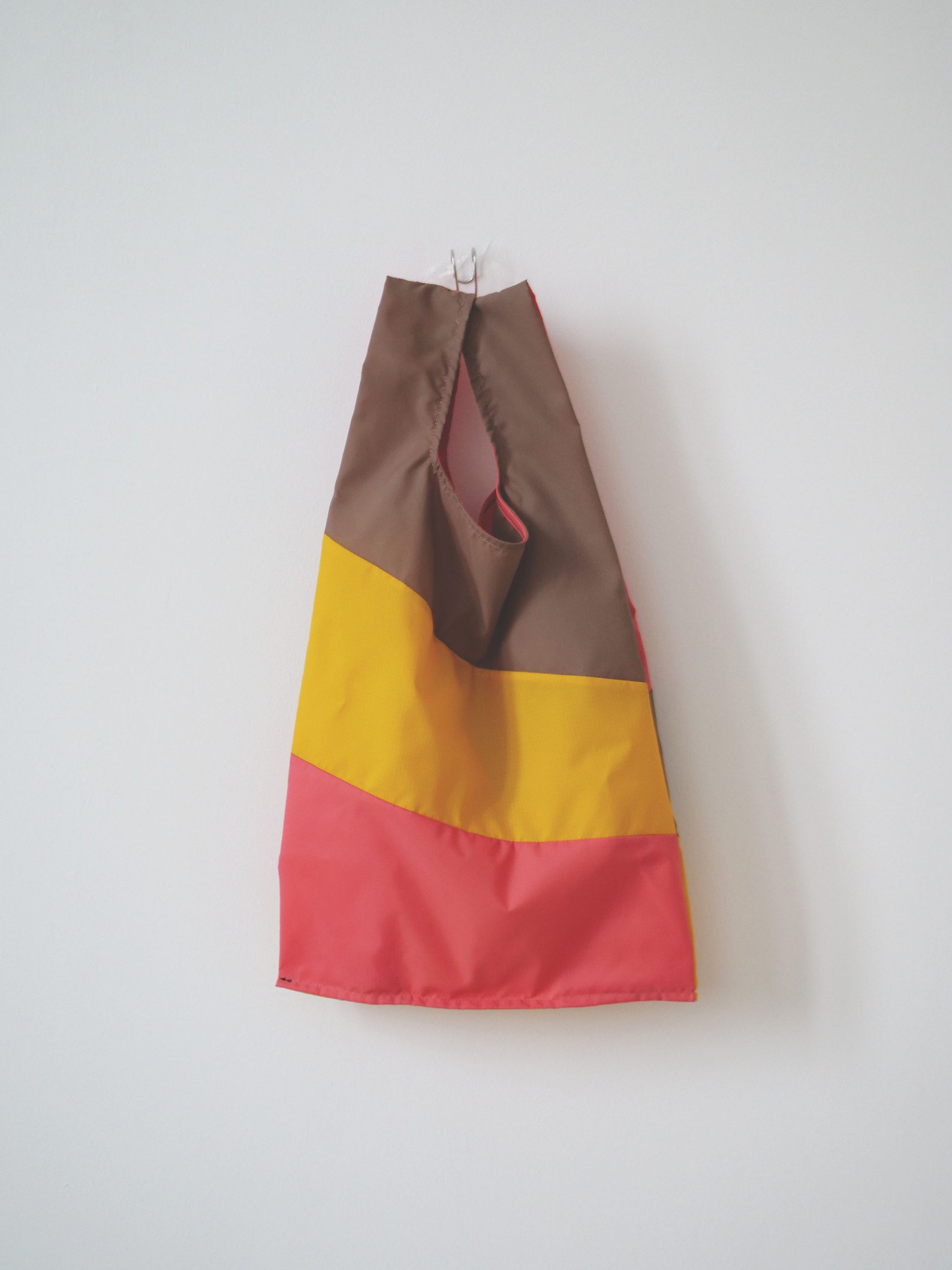 Color Block Shopping Bag | Sizes MEDIUM + LARGE | Ripstop Bag | Sewing ...