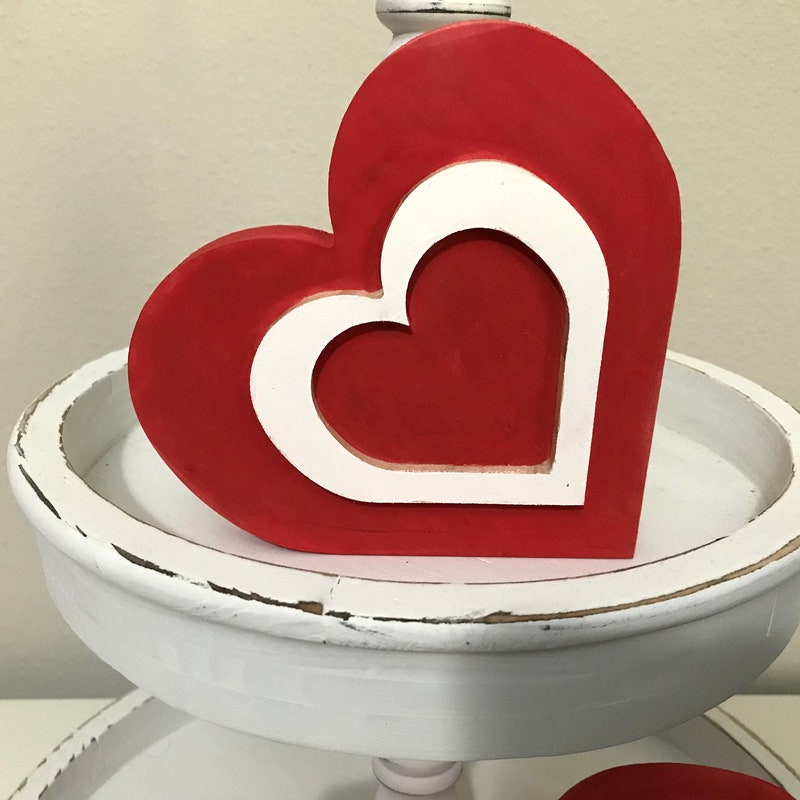 Wood Heart Decor - Etsy