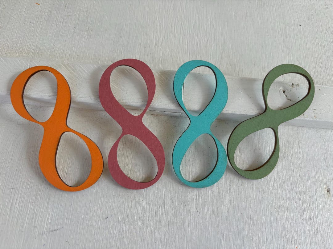 INFINITY Wooden Magnet, Love Symbol, Fun, Color Magnets - Etsy