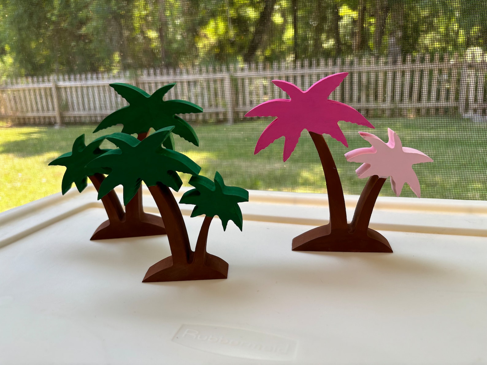 Tropical PALM Tree Decor, Stand up Decorations - Etsy