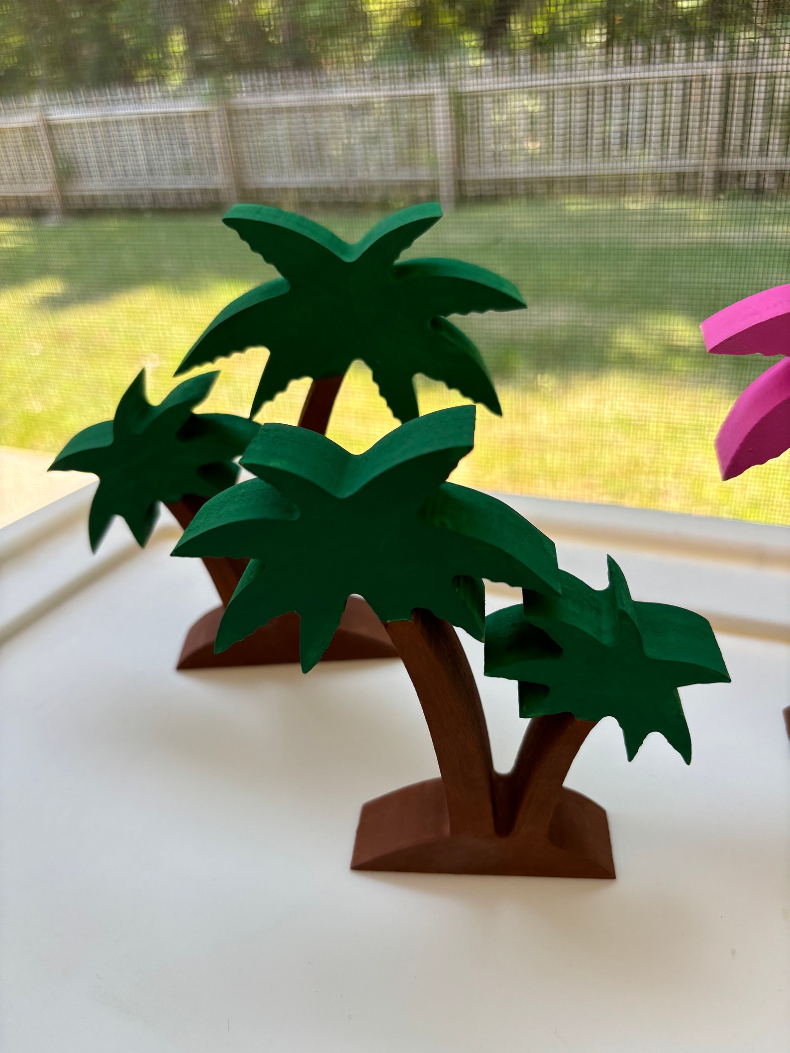 Tropical PALM Tree Decor, Stand up Decorations - Etsy