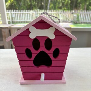 Large Wooden DOG House, Birdhouse, Hand Painted Home Decor - Etsy