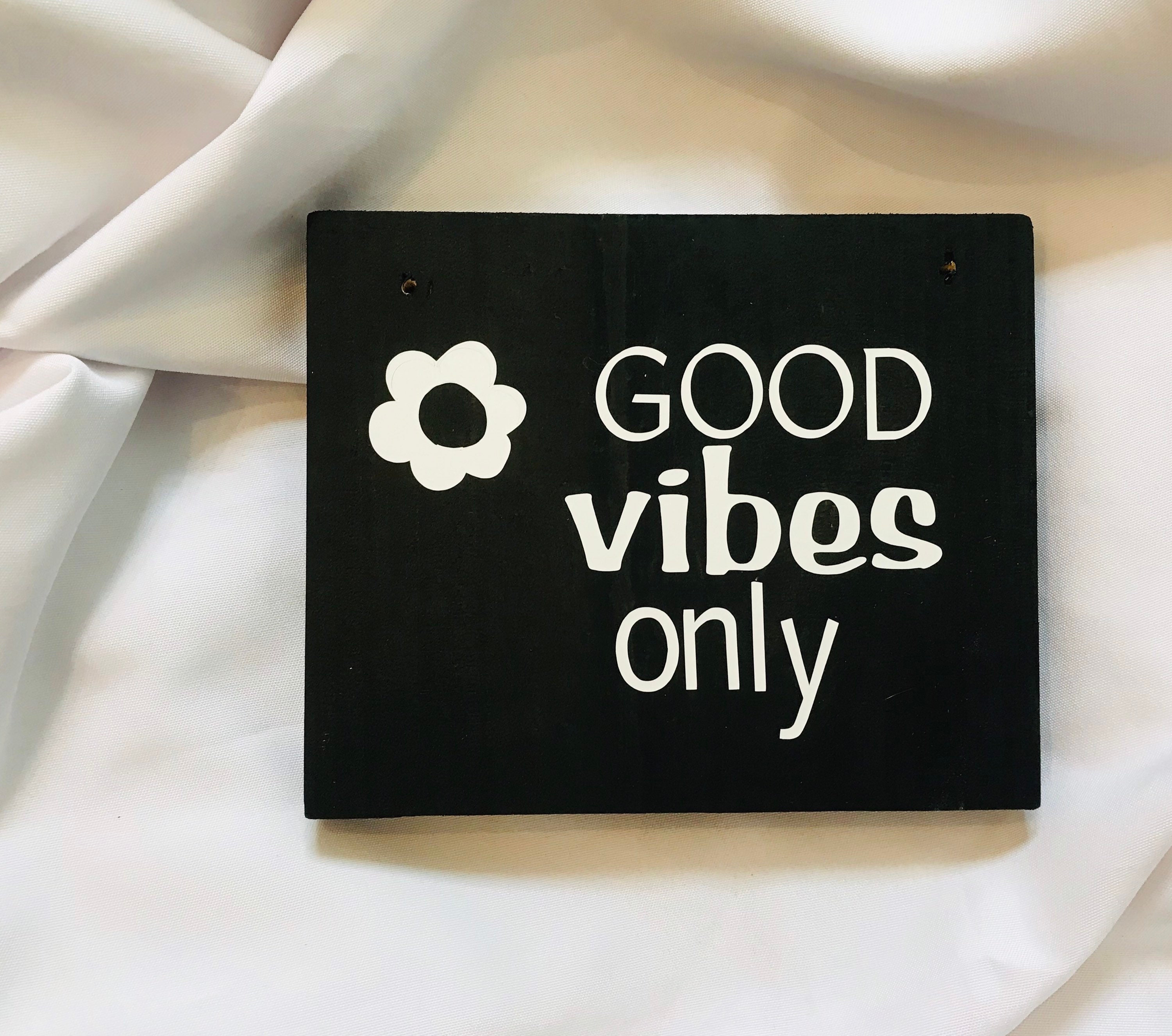 Good Vibes ONLY wooden sign | Etsy