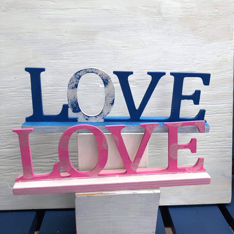 Standing Sign Love - Etsy