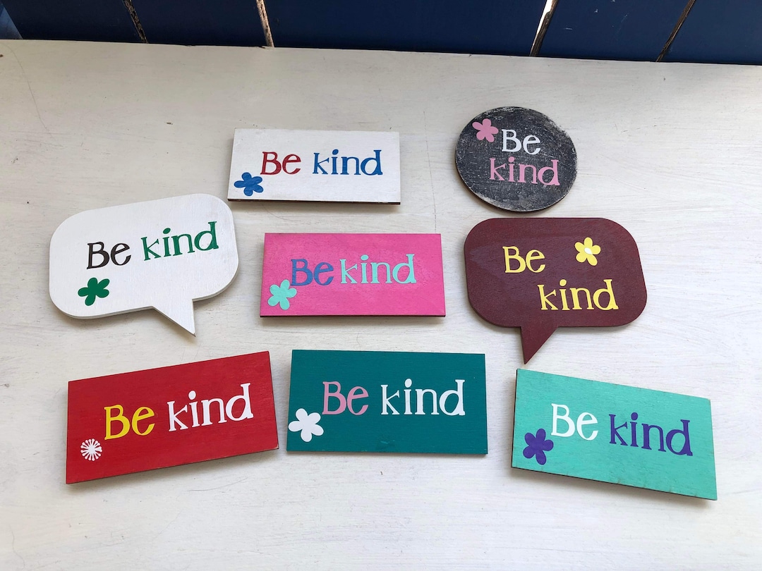 Be KIND MAGNETS, Refrigerator/ Room Decor - Etsy