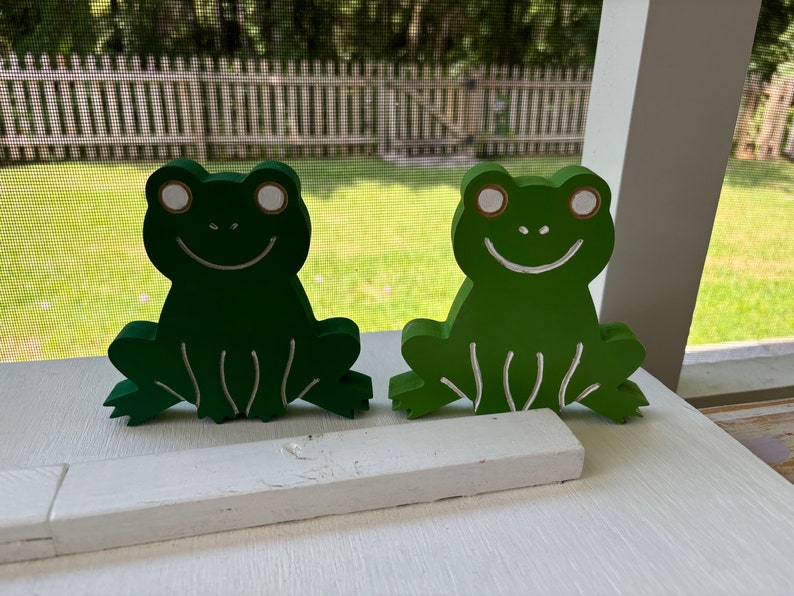 Frog Lover - Adorable Frog Stand up Decorations - Etsy