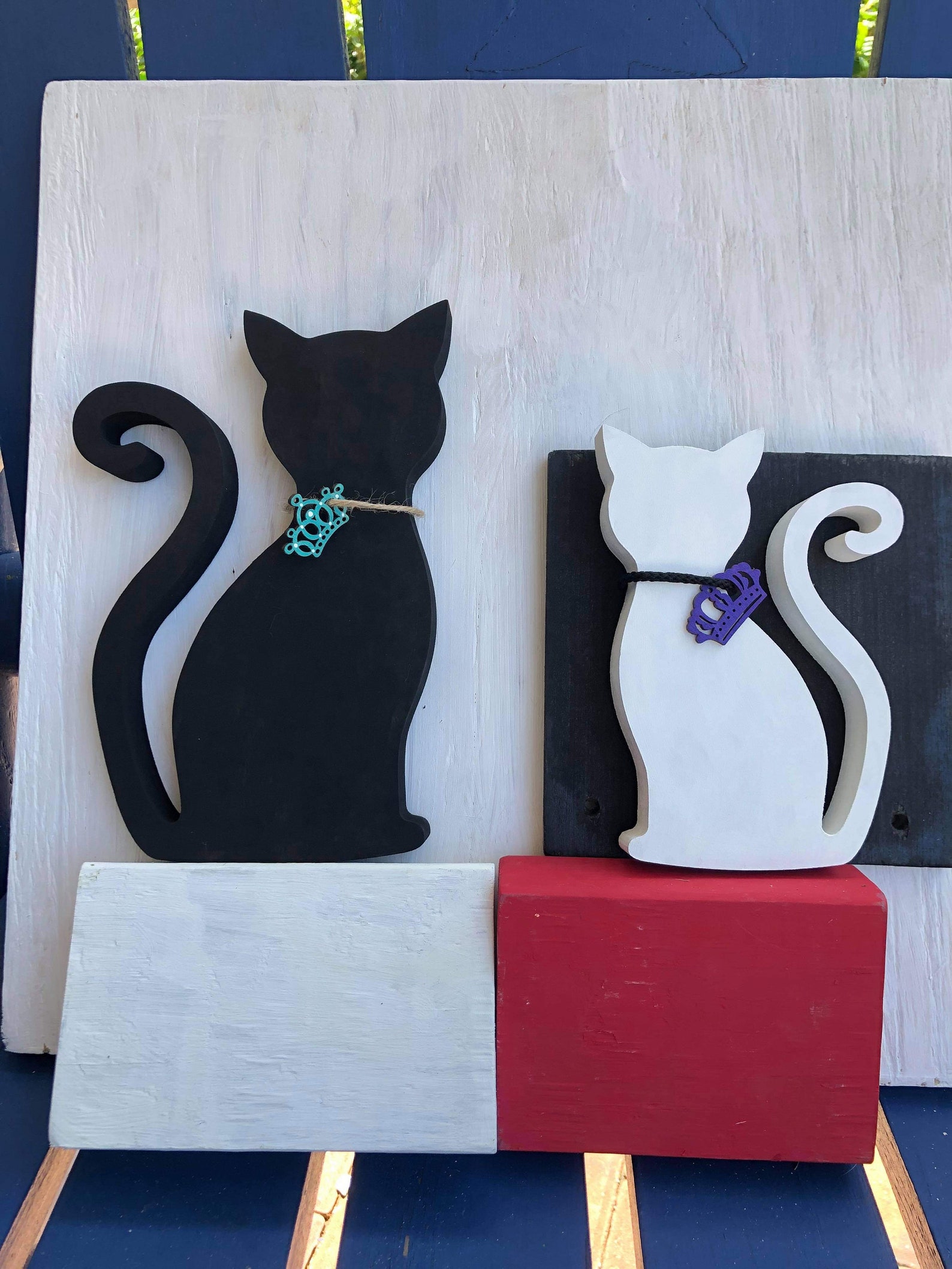 Wooden CATS / Wood /rustic Cats Farmhouse Decor - Etsy