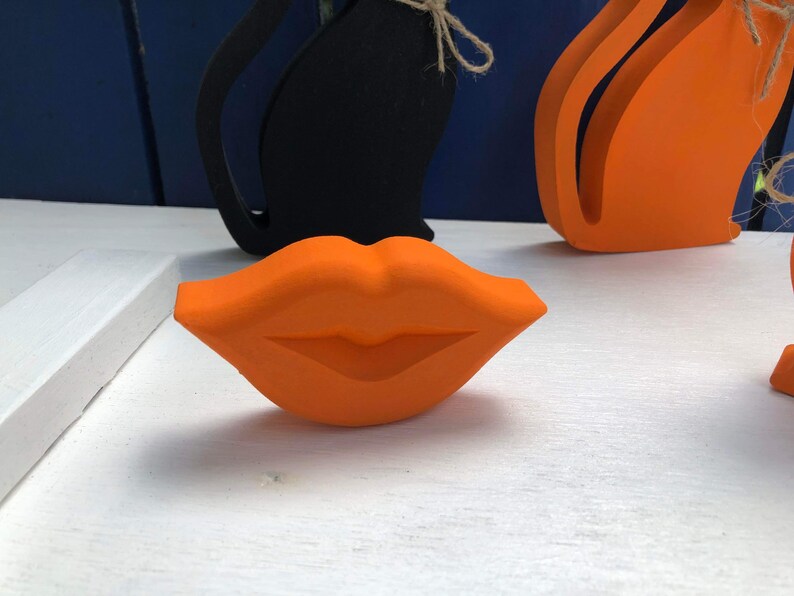 Wood Colored LIPS Fun Wood Cutouts Decorative MAGNETS XOXO - Etsy