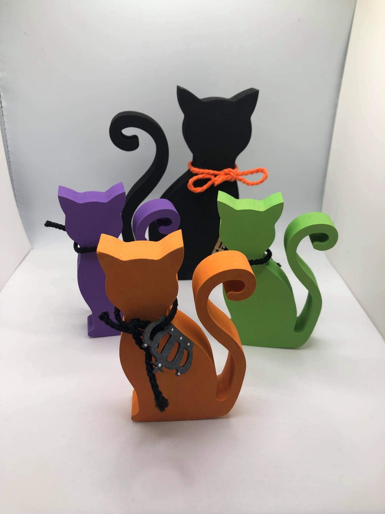 Wooden CATS / Wood /rustic Cats Farmhouse Decor - Etsy