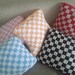 Checkerboard Decorative Pillowcases, 10x10 Checkered Pillow Covers ...