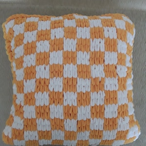 Checkerboard Decorative Pillowcases, 10x10 Checkered Pillow Covers ...