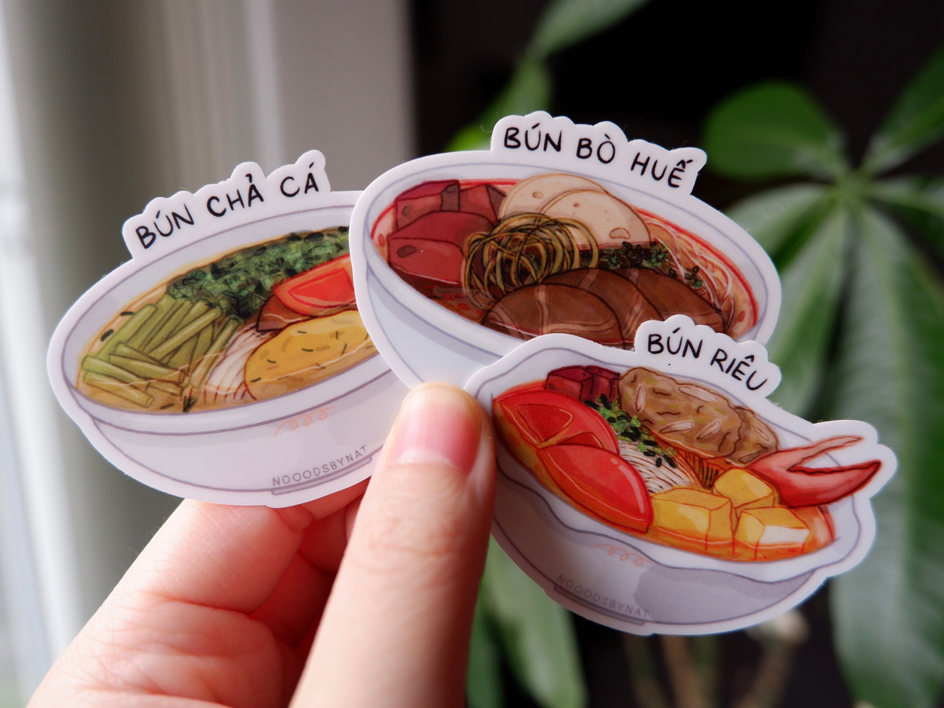 Ultimate Noods Noodle Sticker Set Asian Noodles Die Cut Premium Matte ...