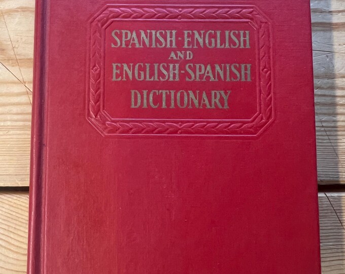 1940’s New Handy Dictionaries Spanish-english and English-spanish ...