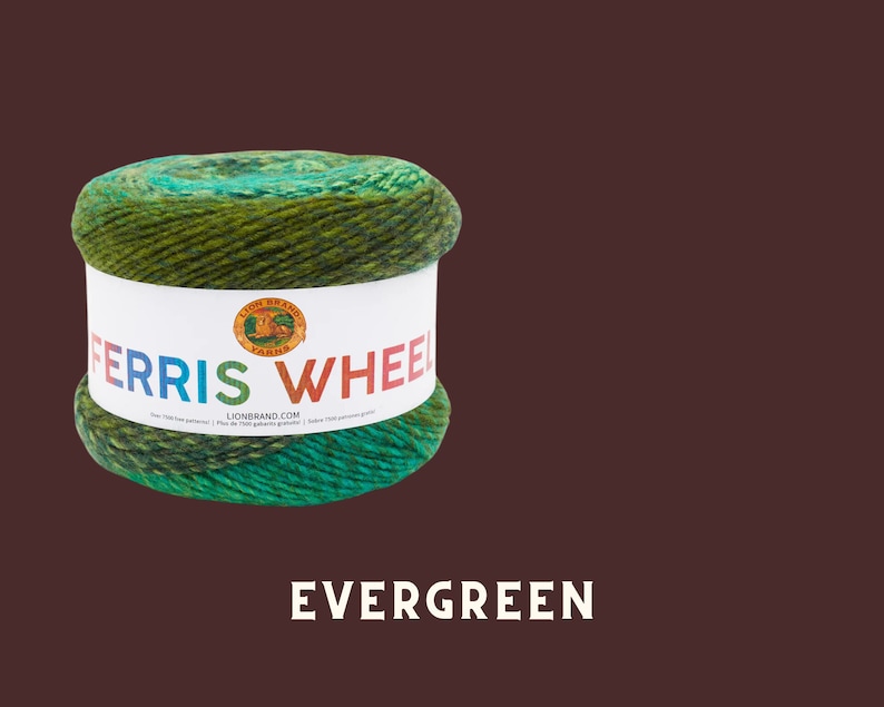 Lion Brand Yarn | Ferris Wheel Yarn | Weight 4 | 270 Yd | 100% Acrylic ...