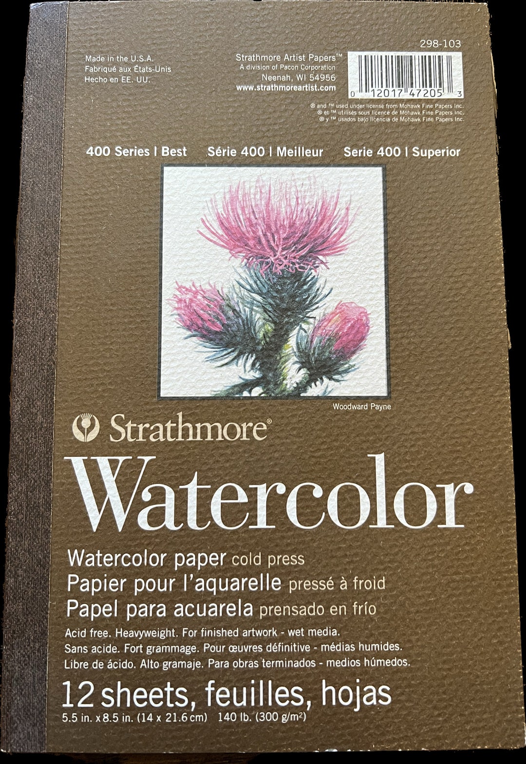 Strathmore® 400 Series Watercolor Paper | 12 Sheets Book Bound | 140 Lb ...