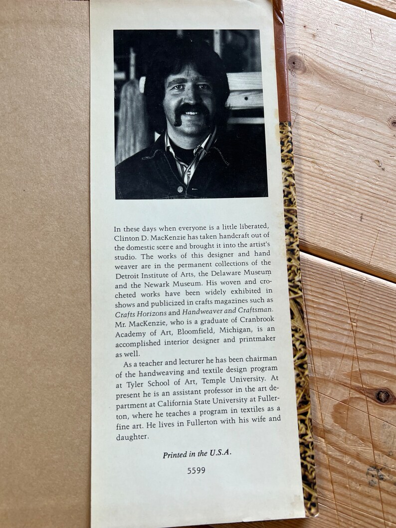 1972 New Design in Crochet by Clinton D. Mackenzie Vintage Hardcover ...